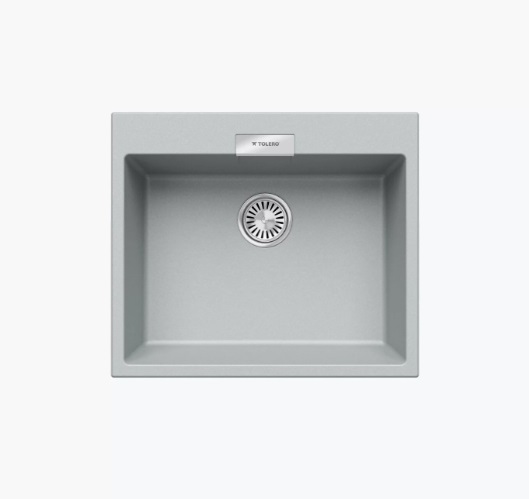 Купить мойка кварцевая Tolero Loft TL-580 платина 580*500*200мм | 62782 ...