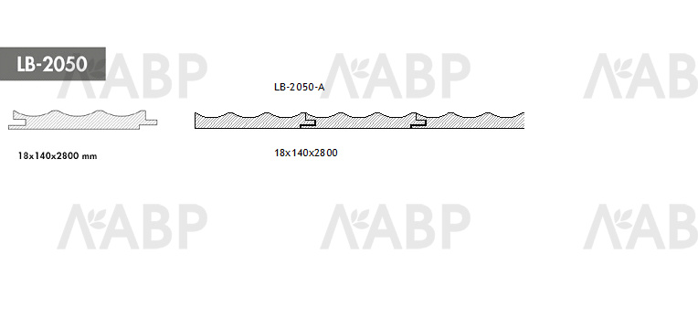 Купить профиль AGT МДФ 239/ LB-2050, 18*140*2800 мм, новый светлый орех ...
